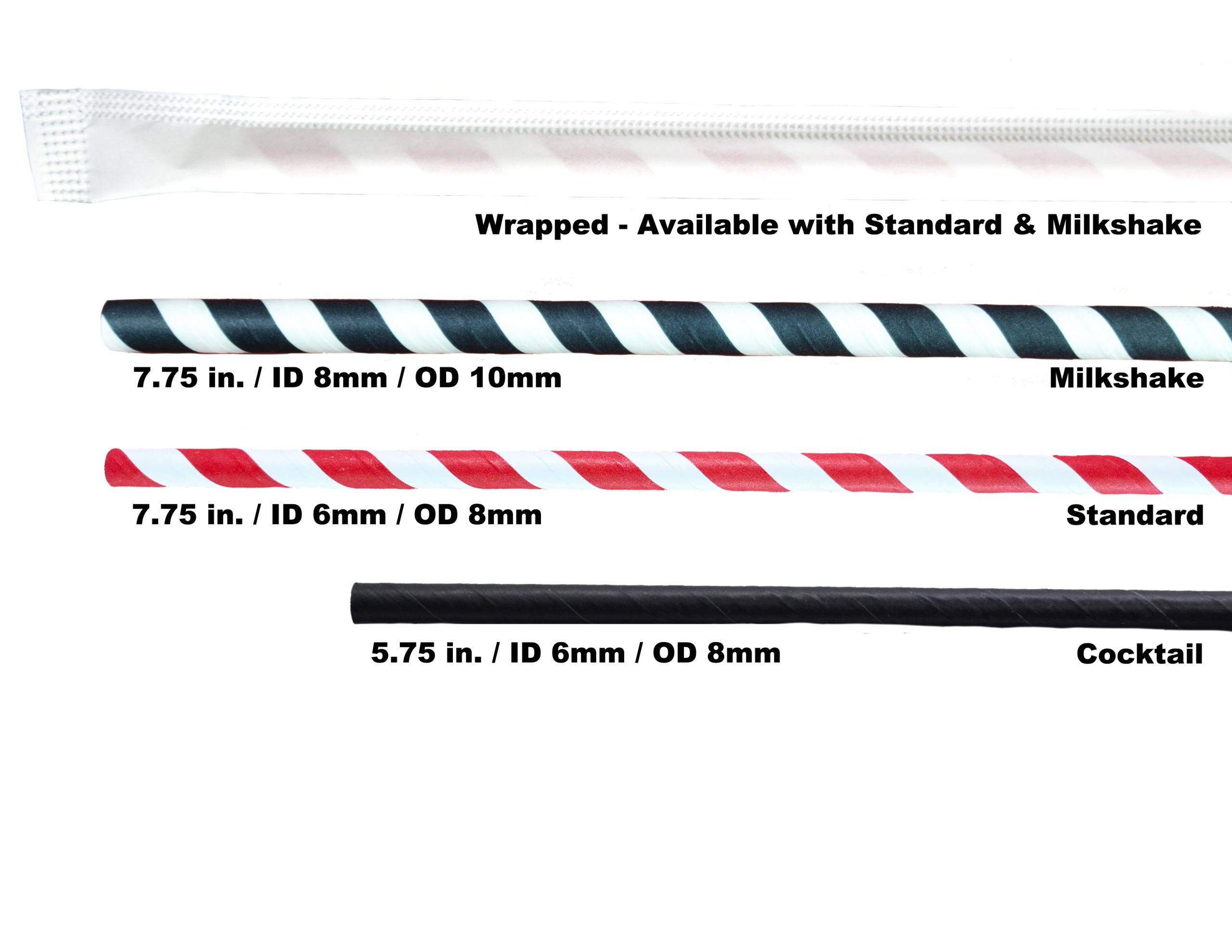 Buy Paper Straws Online @ Roc Paper Straws | Shop Our Straws