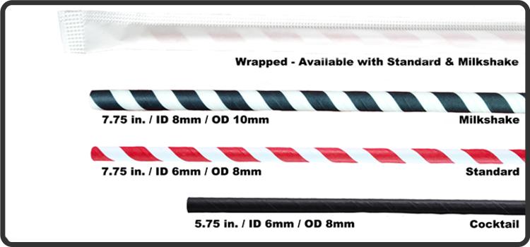 Buy Paper Straws Online @ Roc Paper Straws | Shop Our Straws