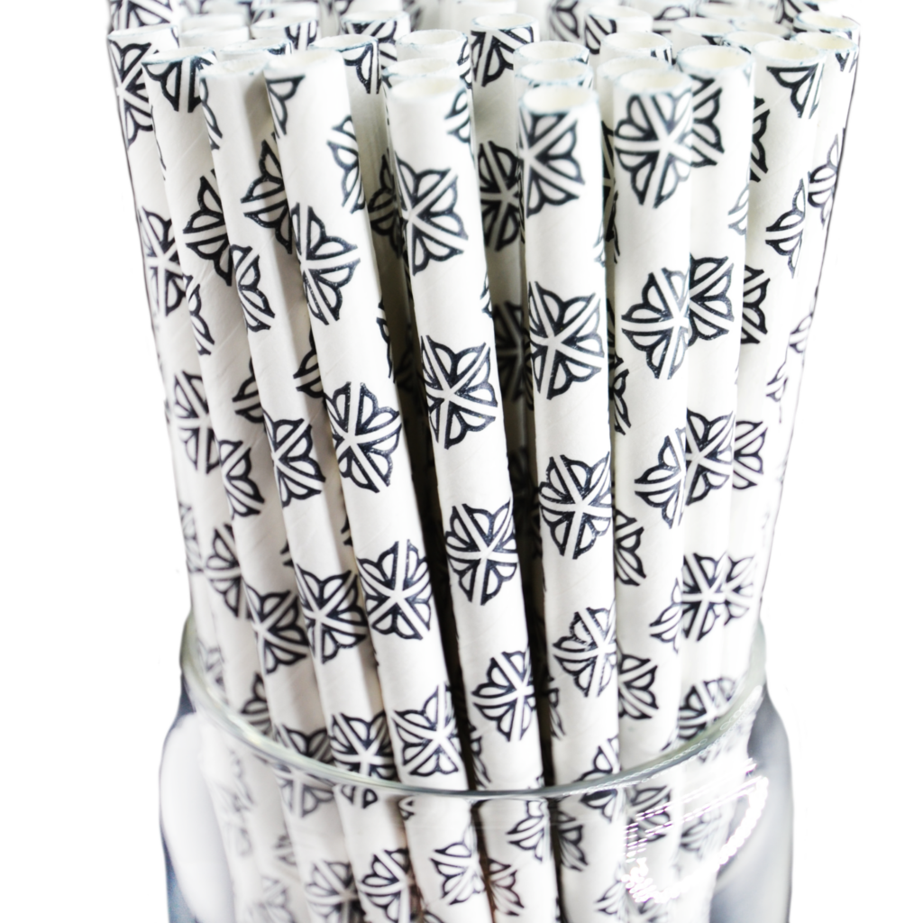 Rochester Logo Paper Straw - Roc Paper Straws