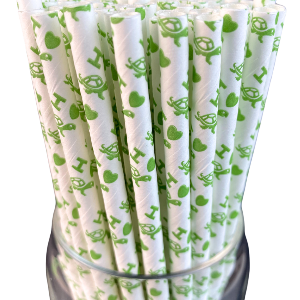 I Heart Turtles - Roc Paper Straws