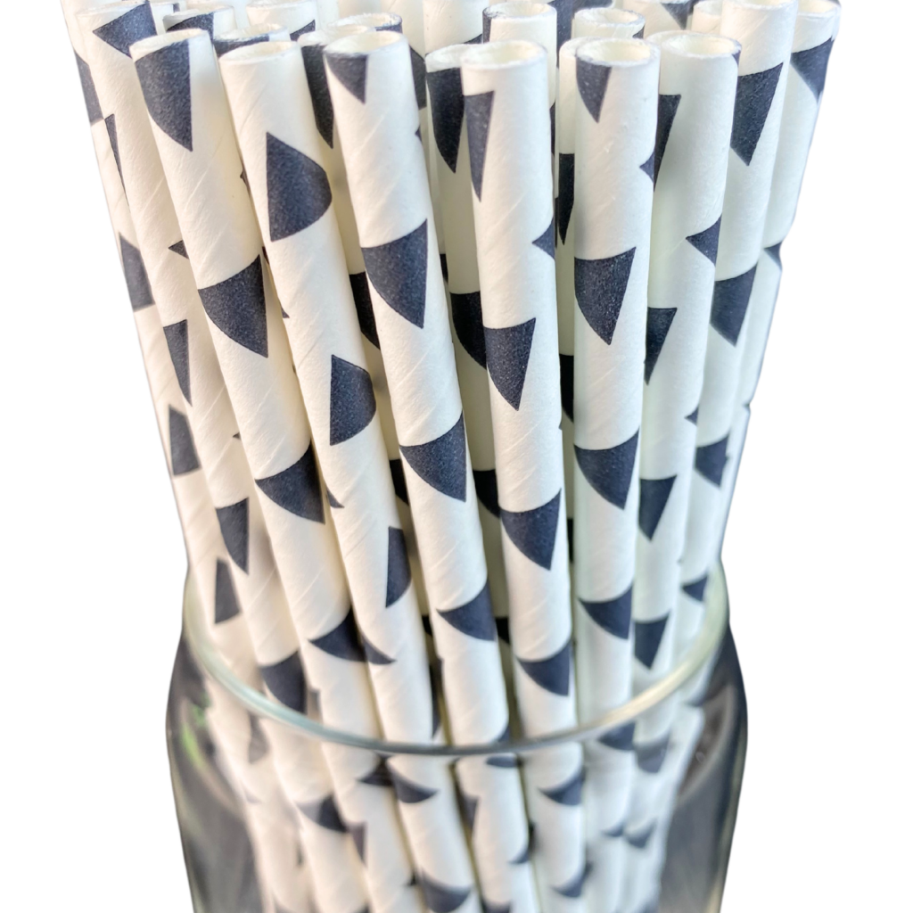 Black Triangles - Roc Paper Straws